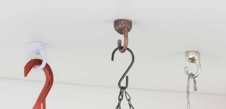 How to install a hook in a ceiling correctly