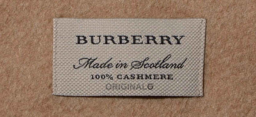 How to tell a fake or genuine Burberry scarf
