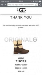 How to tell fake or genuine Ugg boots