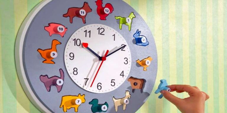 How to: Ikea wall clock hack for a fun children's clock
