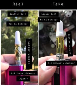 How to tell fake Raw Garden carts: clues to identify counterfeits